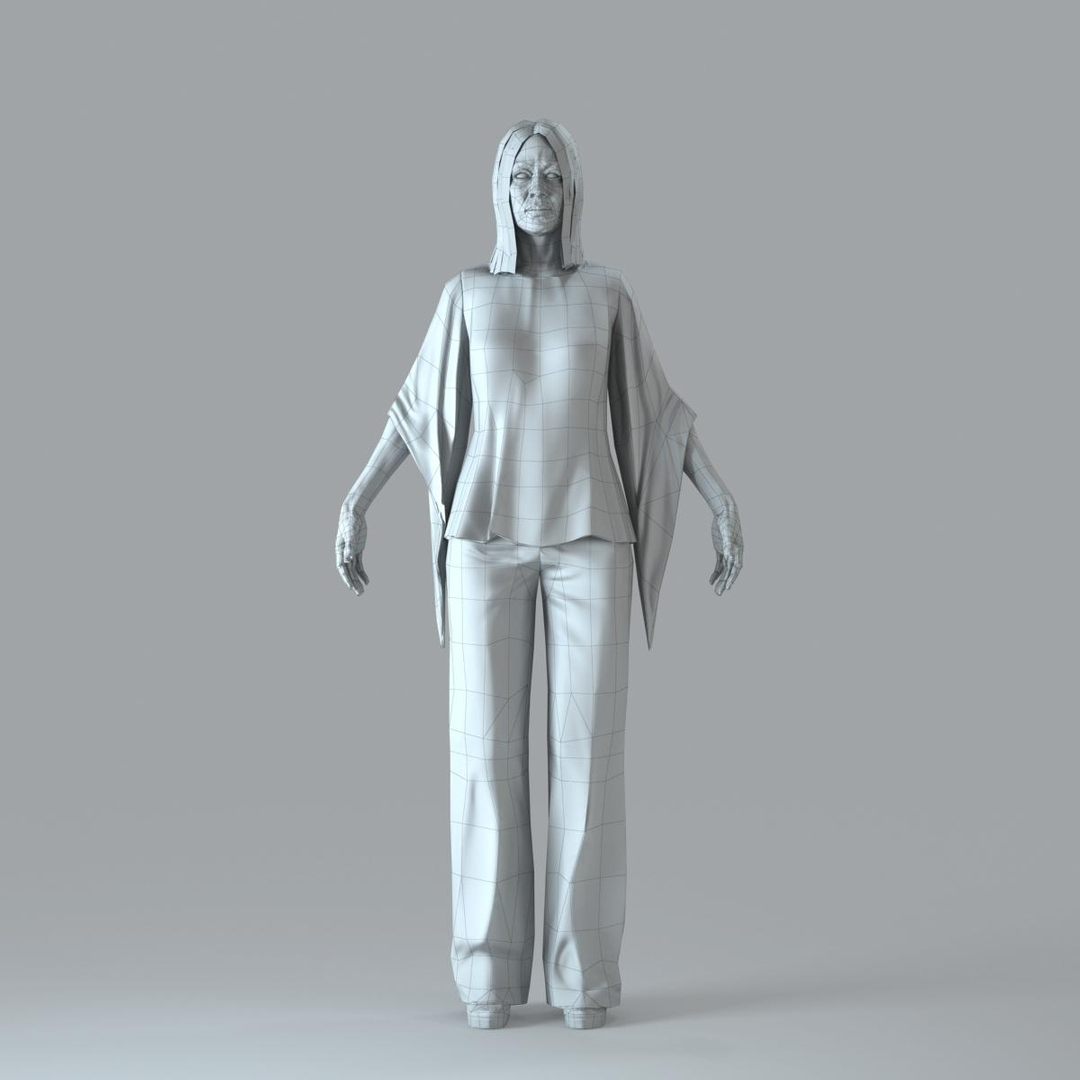 character human 3d max