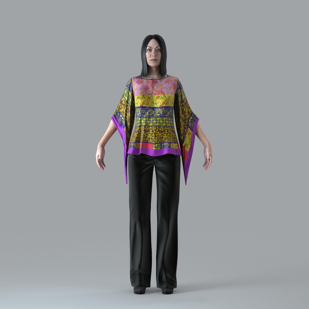 character human 3d max