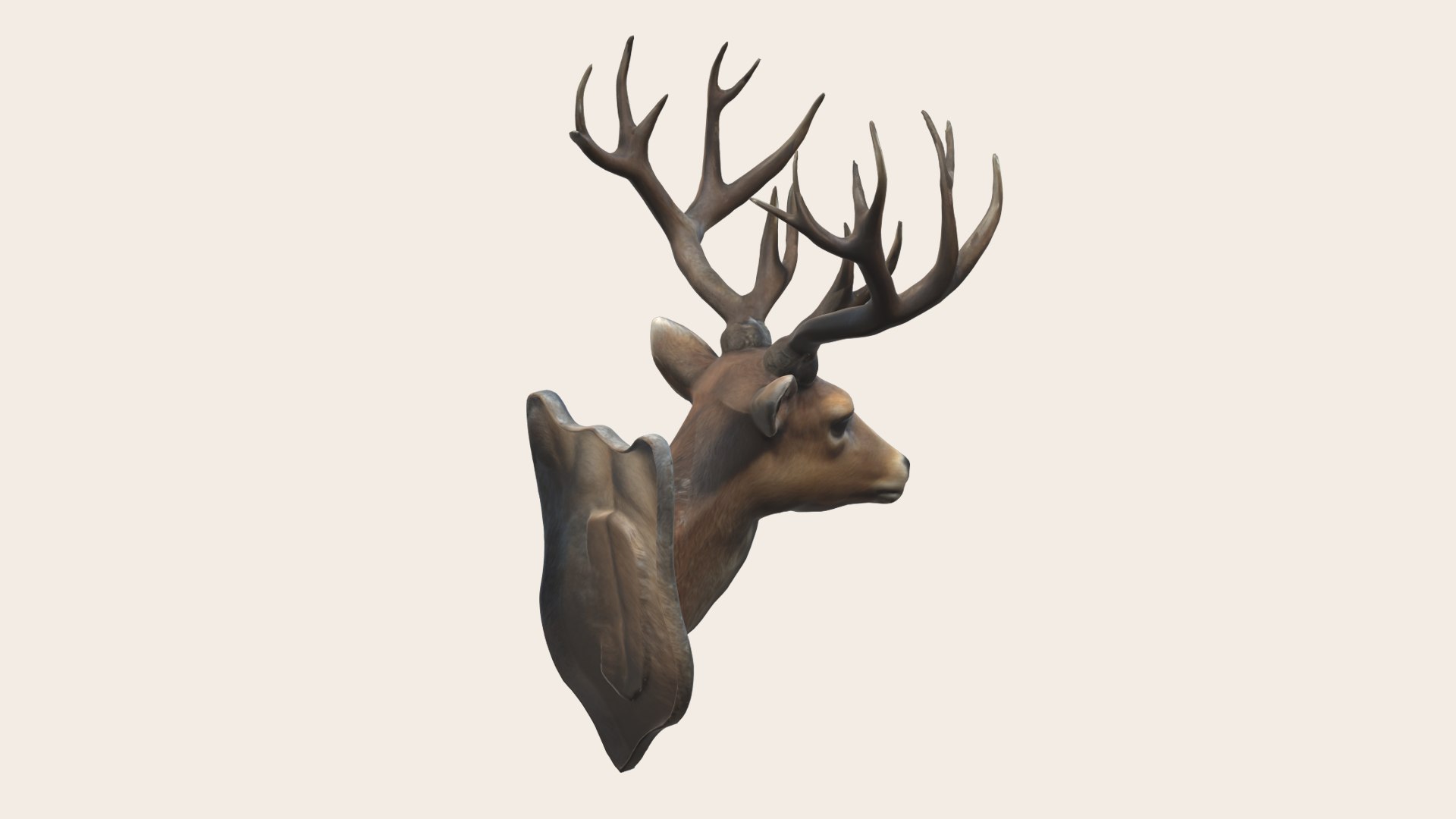 Medieval Deer Head 3D Model - TurboSquid 2315914
