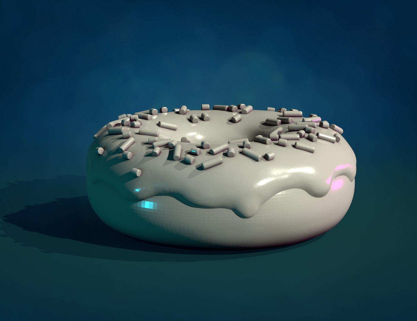 3D Doughnut Model - TurboSquid 2107137