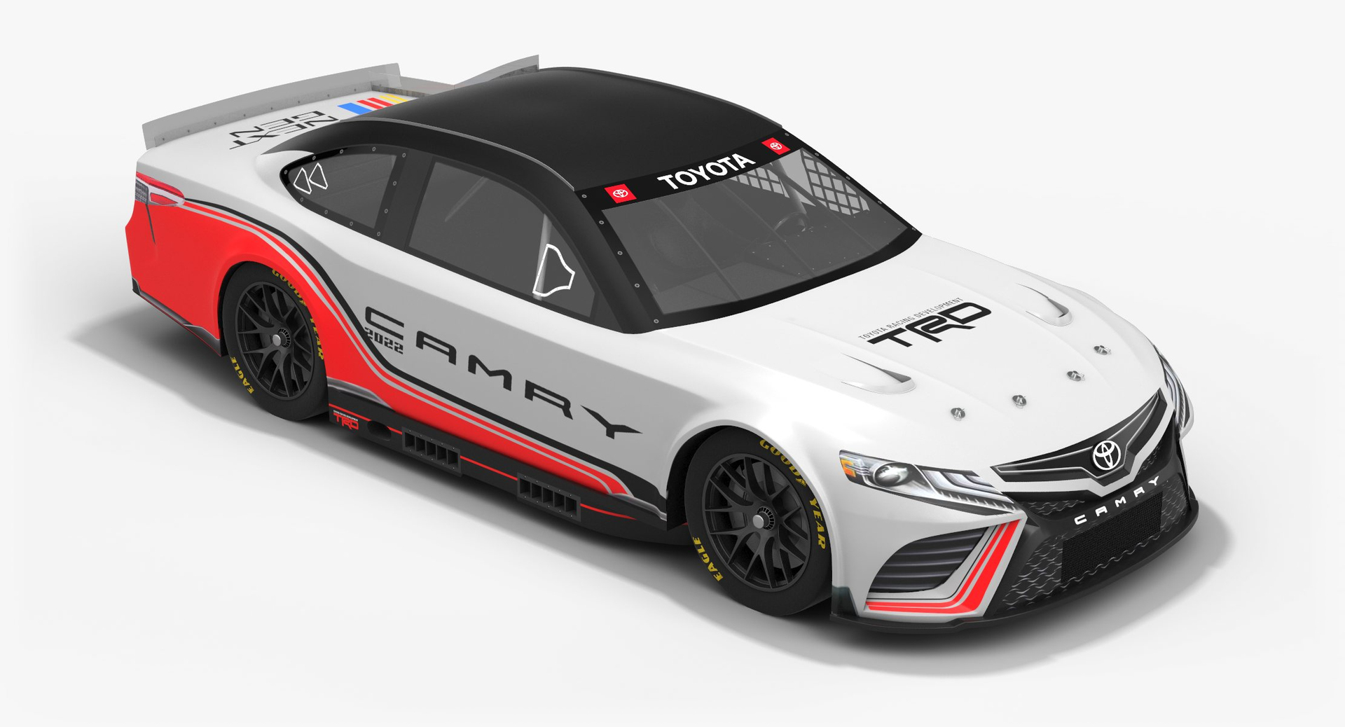 NASCAR Toyota Camry NEXT GEN 2022 3D model - TurboSquid 1822158