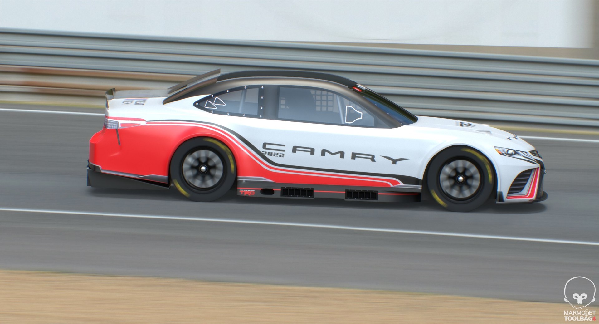 NASCAR Toyota Camry NEXT GEN 2022 3D Model - TurboSquid 1822158