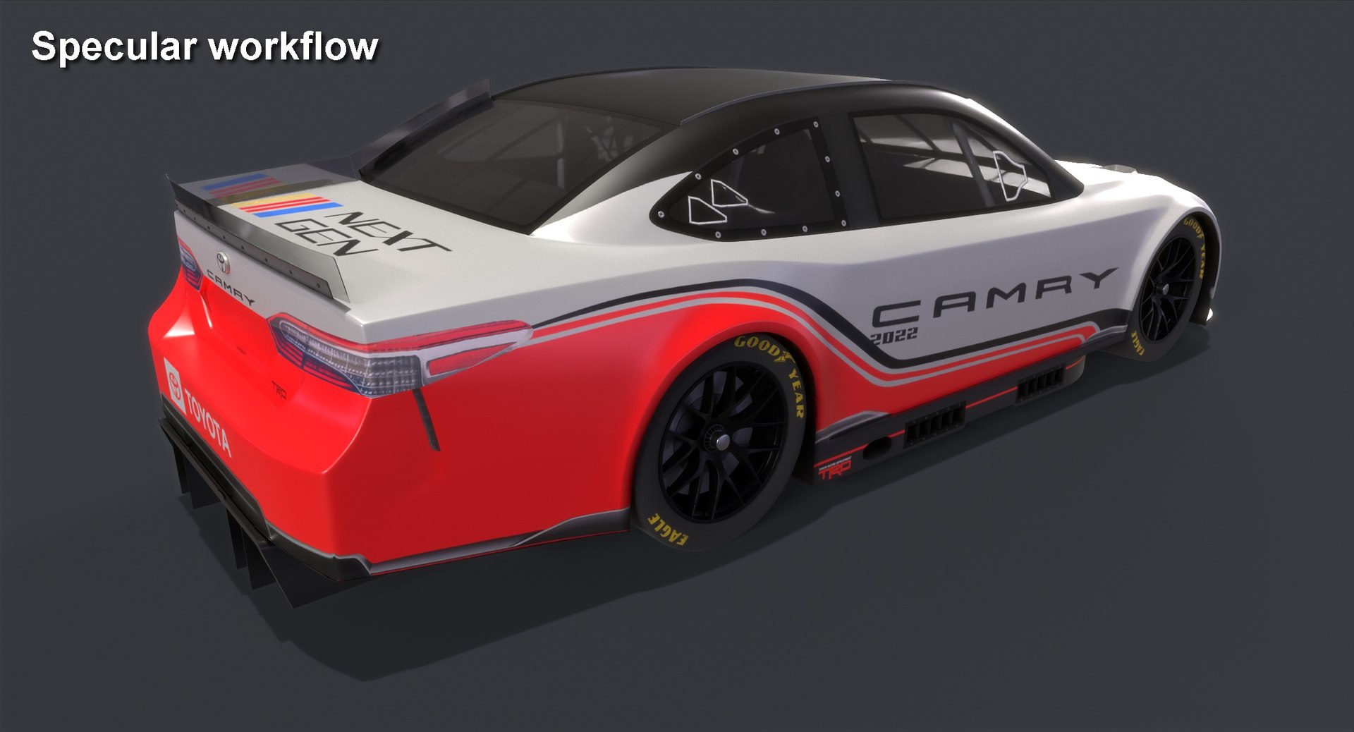 NASCAR Toyota Camry NEXT GEN 2022 3D Model - TurboSquid 1822158