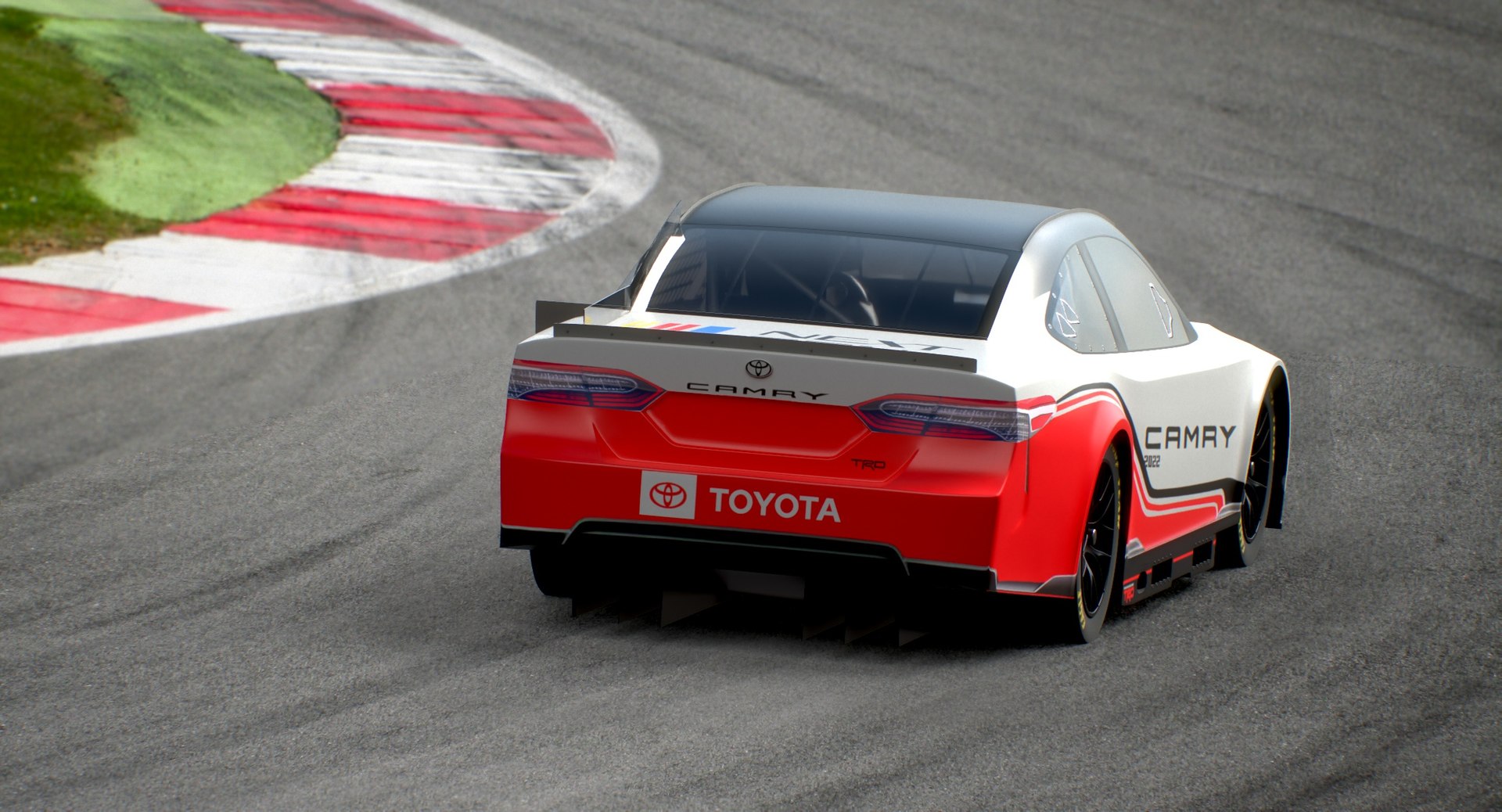 NASCAR Toyota Camry NEXT GEN 2022 3D model - TurboSquid 1822158