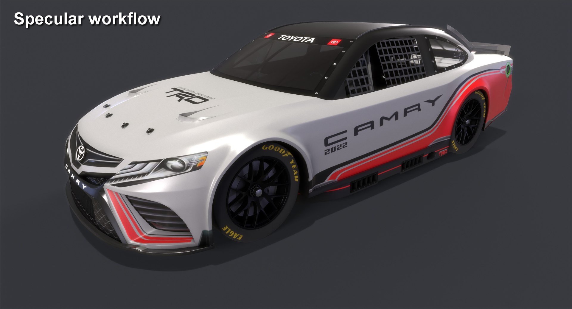 NASCAR Toyota Camry NEXT GEN 2022 3D Model - TurboSquid 1822158