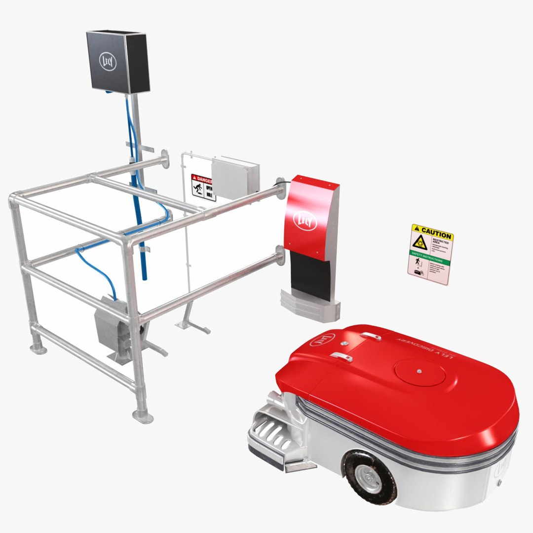 3D model Cow Farm Barn Cleaner Robot - TurboSquid 2008929