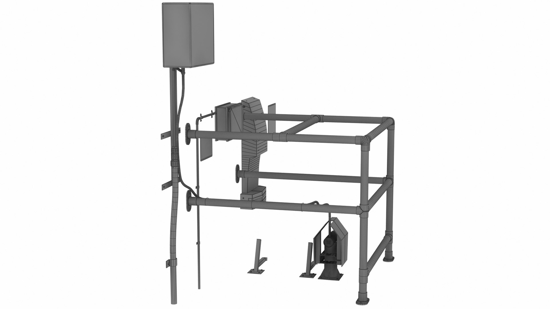 3D model Cow Farm Barn Cleaner Robot - TurboSquid 2008929