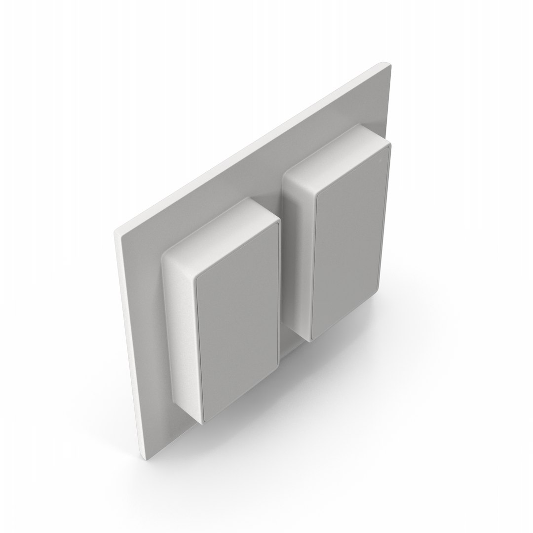 Double Socket Outlet 3D model - TurboSquid 2167148