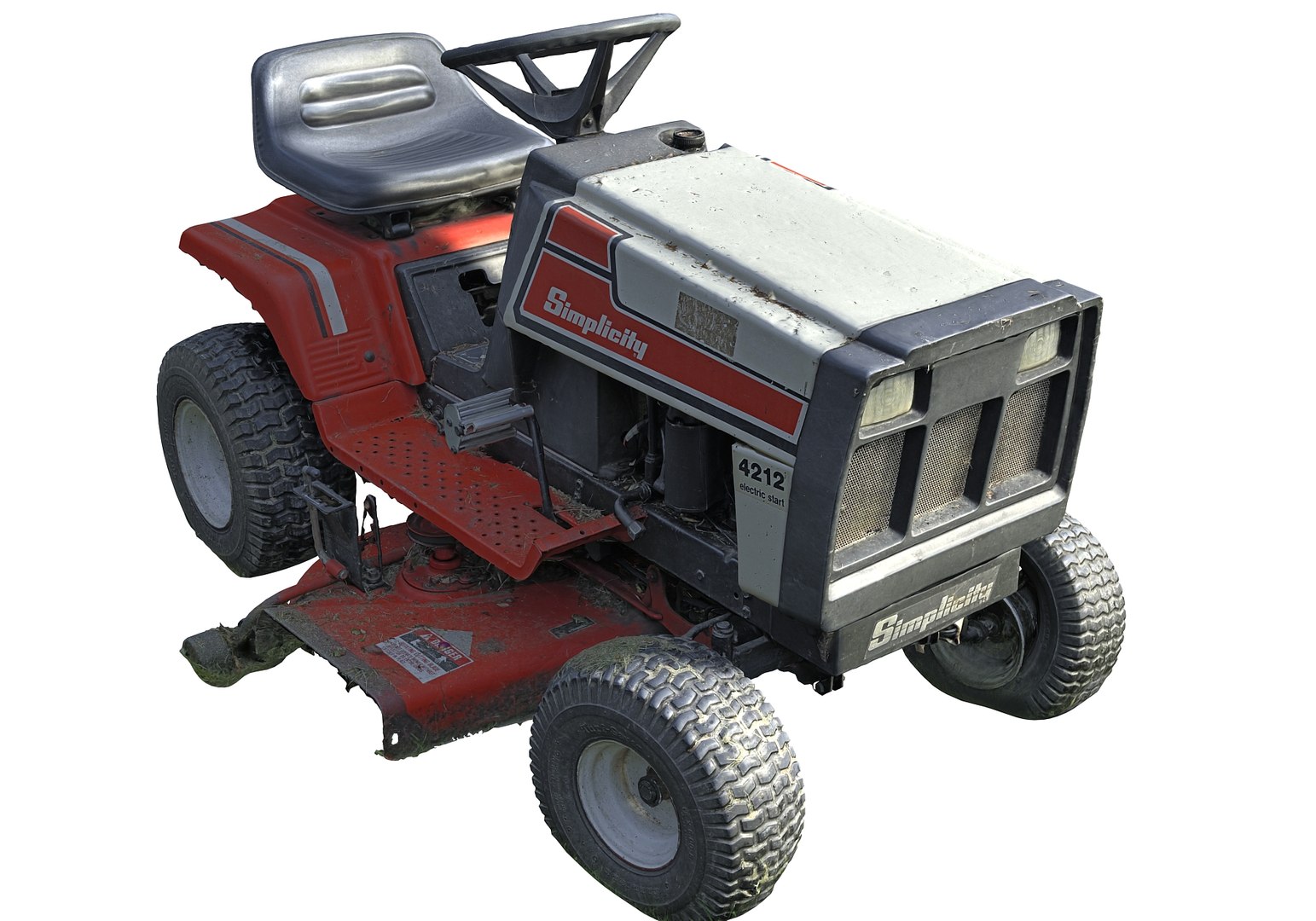Ultra realistic garden tractor 3D model - TurboSquid 1628823