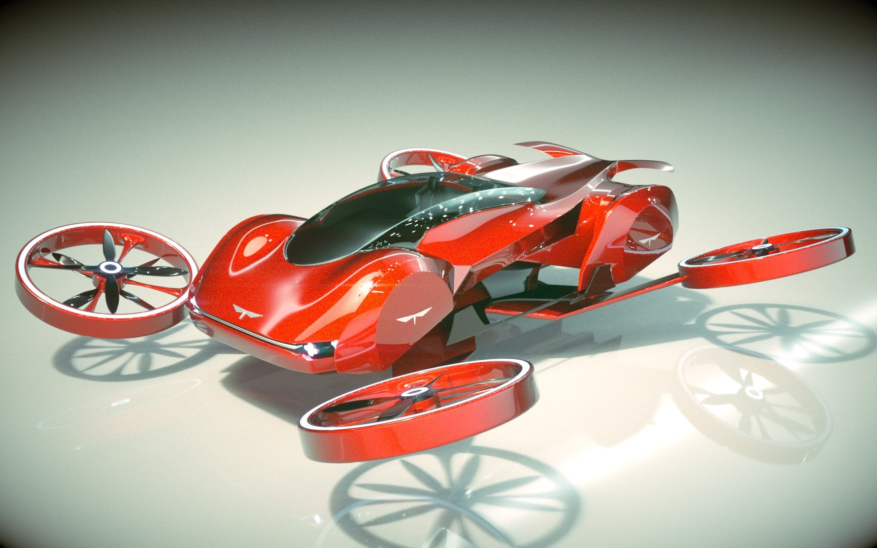 Car Copter 3D Model - TurboSquid 1557919