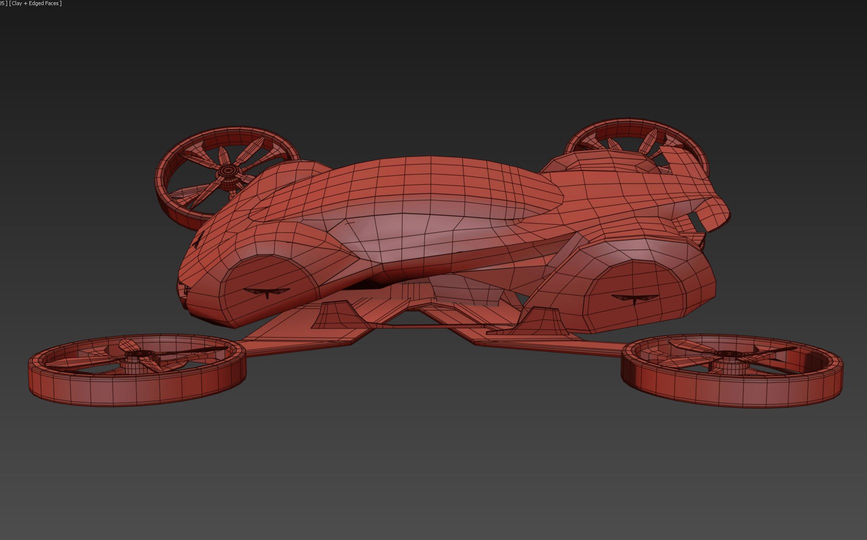 Car Copter 3D Model - TurboSquid 1557919