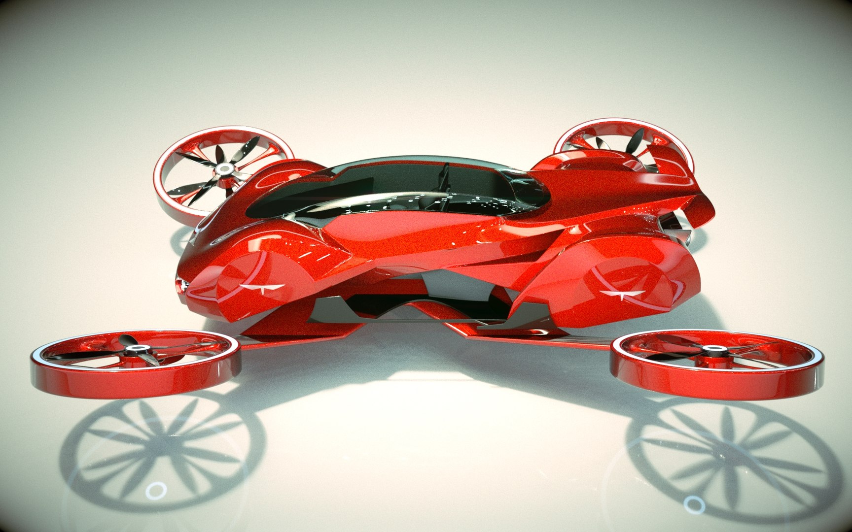 Car Copter 3D Model - TurboSquid 1557919