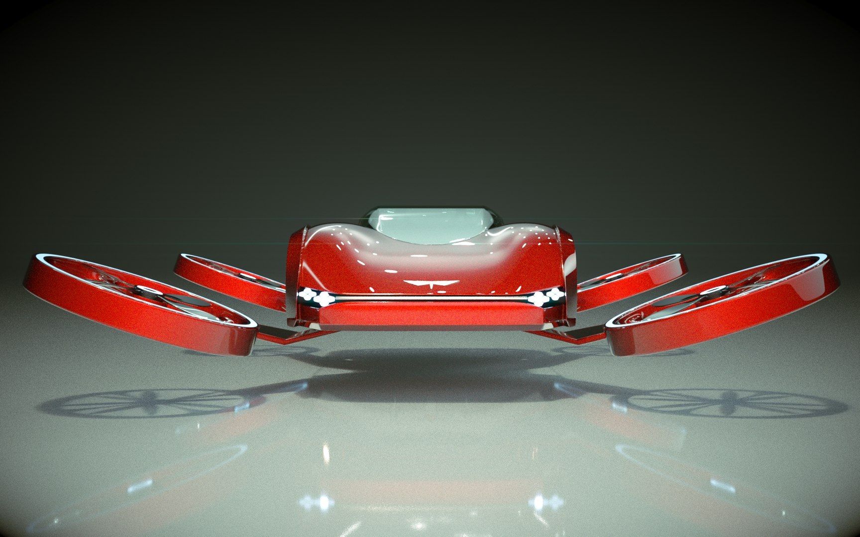 Car Copter 3D Model - TurboSquid 1557919