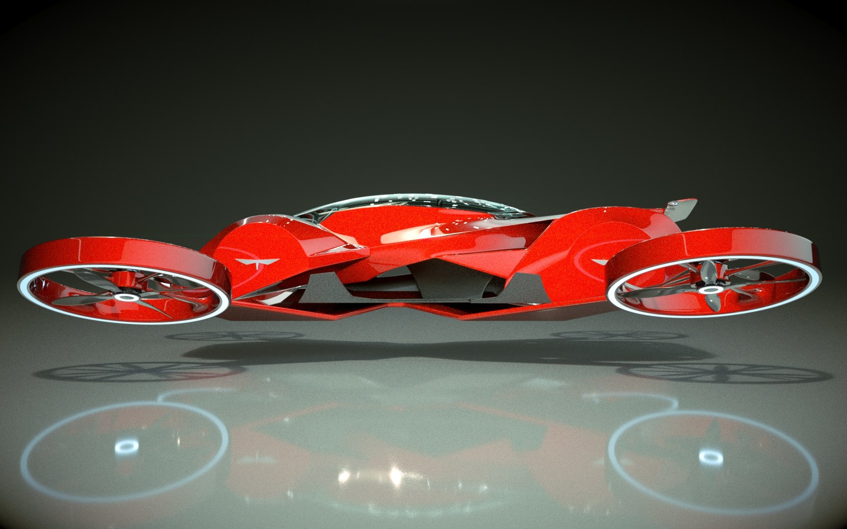 Car Copter 3D Model - TurboSquid 1557919