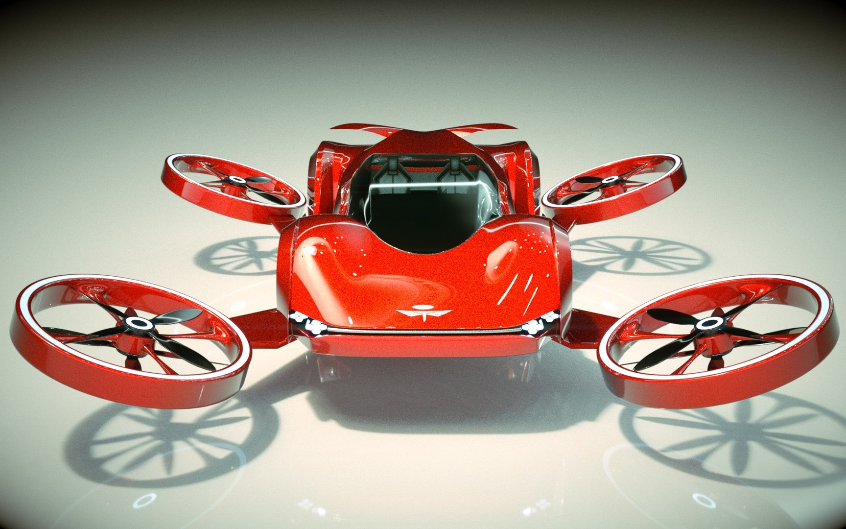 Car Copter 3D Model - TurboSquid 1557919