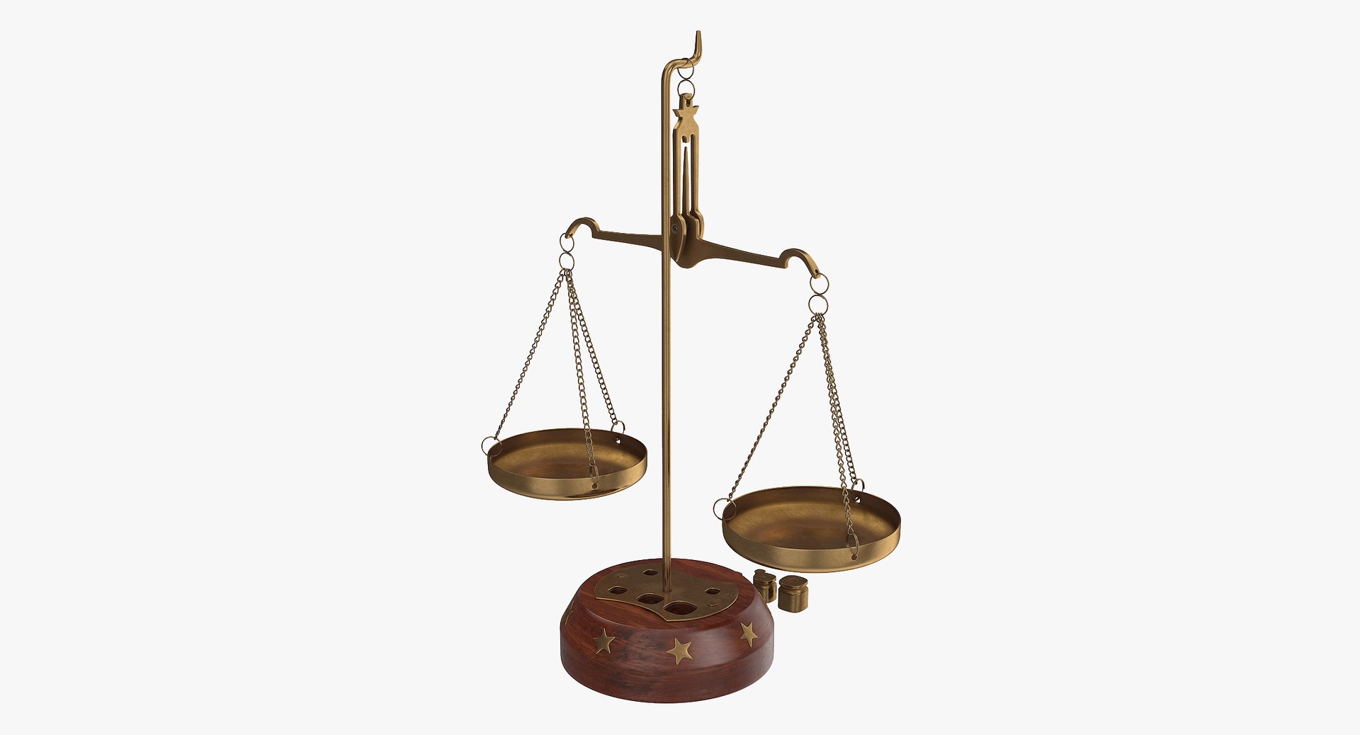 Balance Scales Weights 3D Model - TurboSquid 1532985