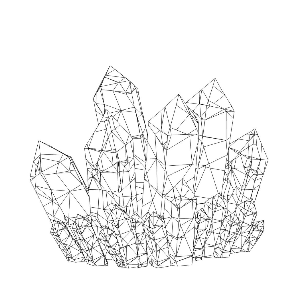 Crystals Object 3d C4d