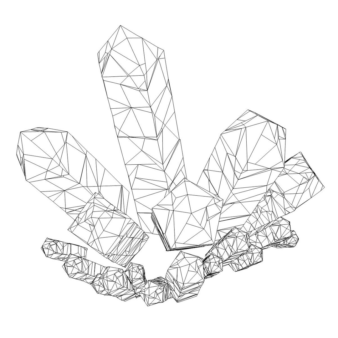 Crystals Object 3d C4d