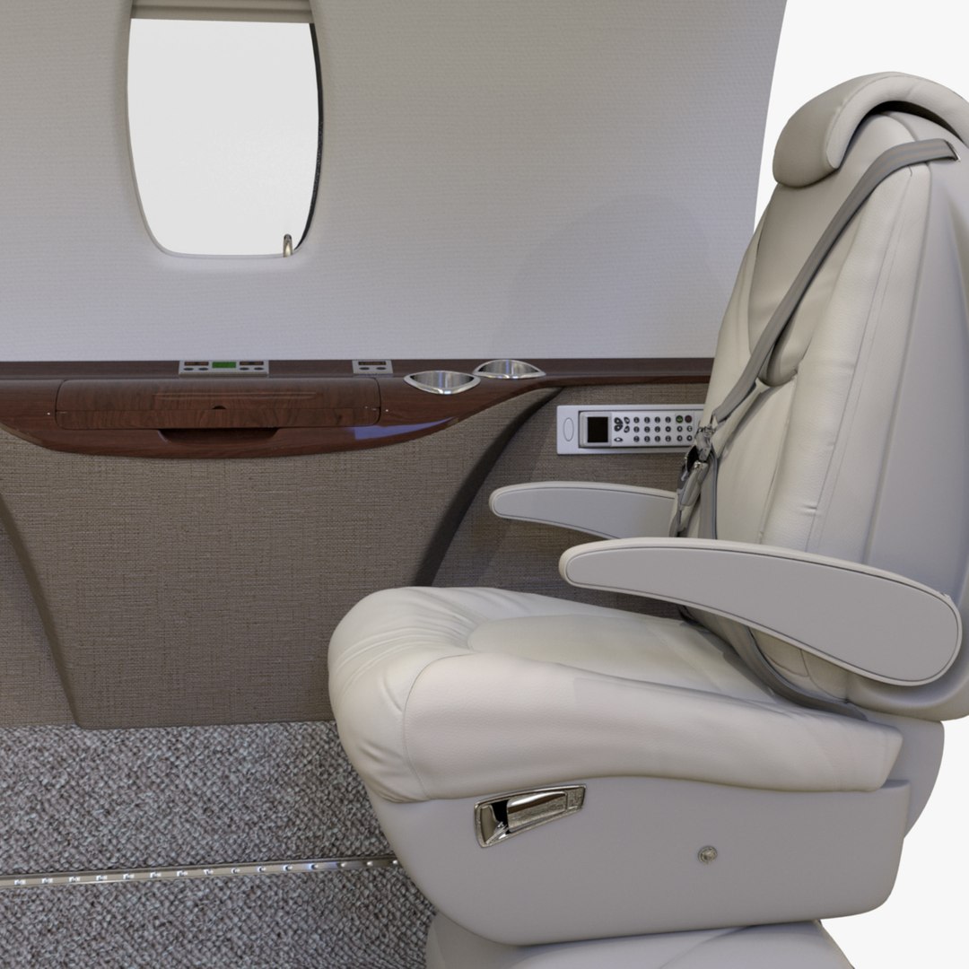 3d Model Of Cessna Citation Xls Wall Section
