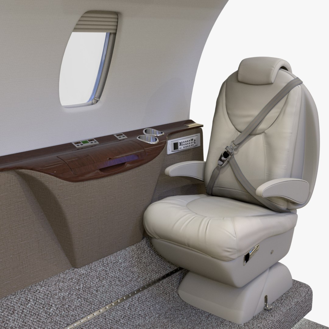 3d Model Of Cessna Citation Xls Wall Section