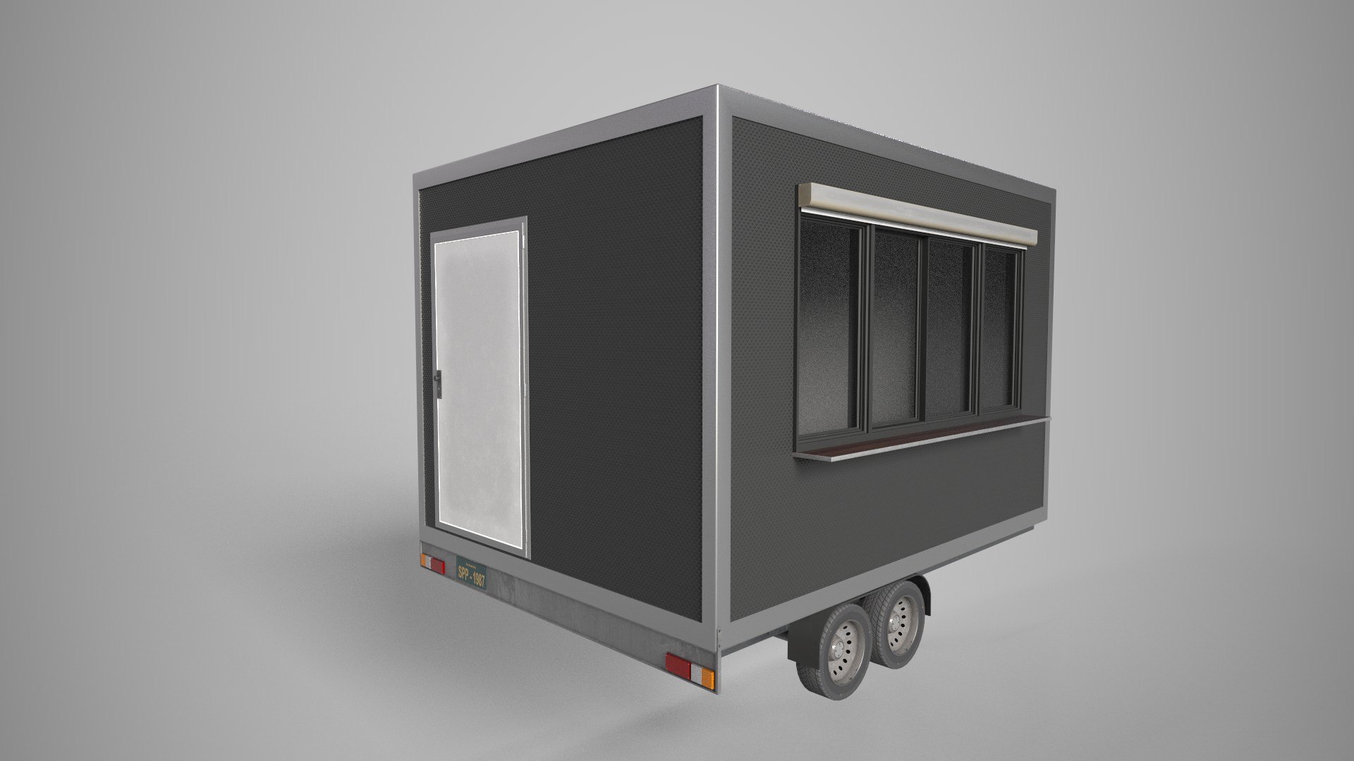 Car Trailer 3D Model - TurboSquid 2398154