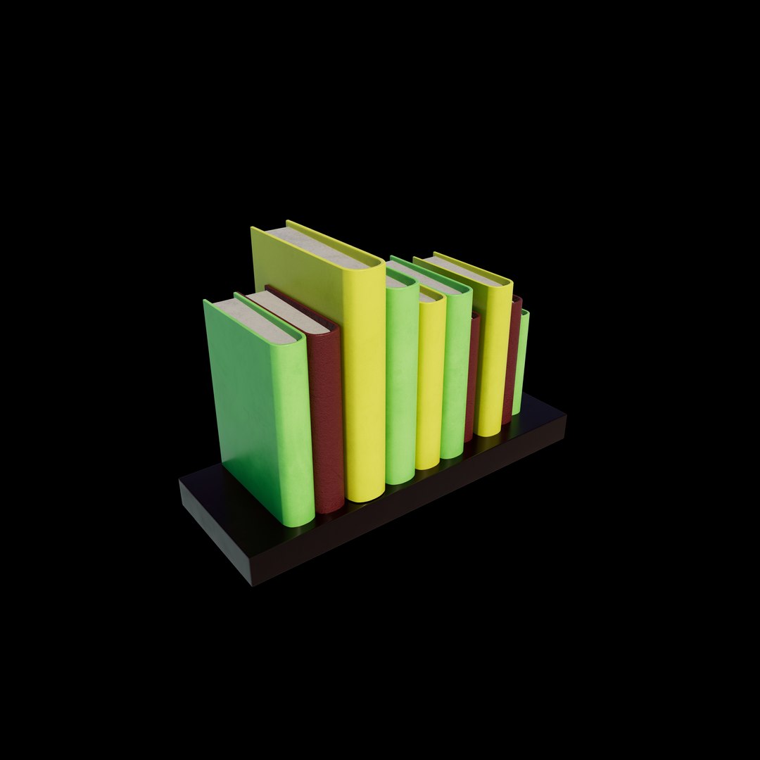 3D Model Bookshelf 3D Model - TurboSquid 2378065