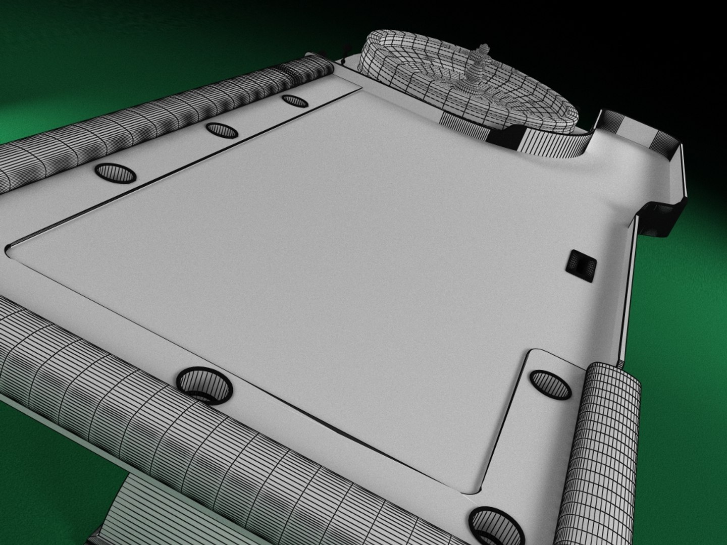 3D Model Roulette Table - TurboSquid 1322393