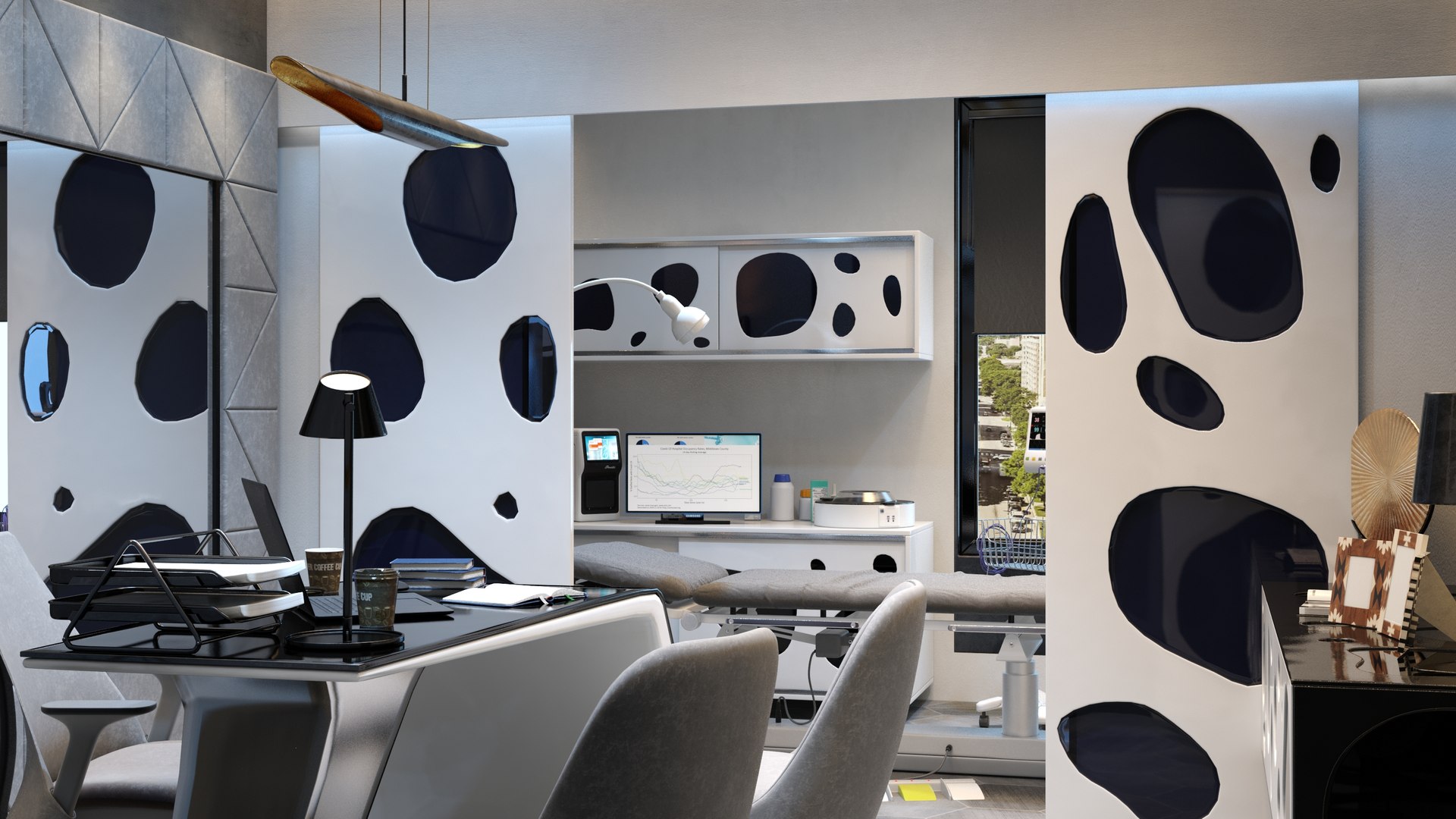 Exam Room Gray 3D Model - TurboSquid 2119645