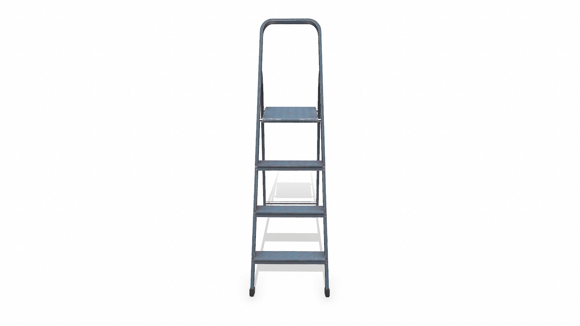 3D Model Old Metal Setp Ladder Low-poly PBR - TurboSquid 2371403