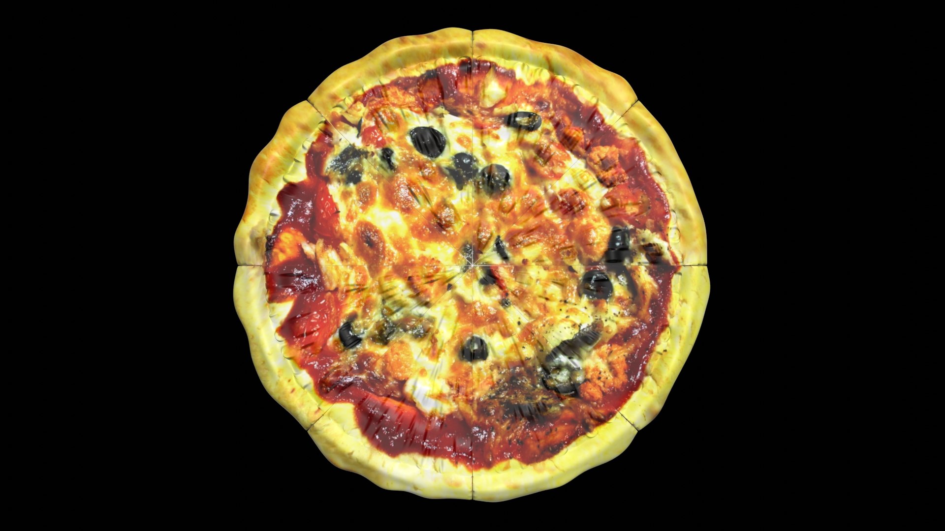 PIZZA 3DCG 3D Model - TurboSquid 2011834
