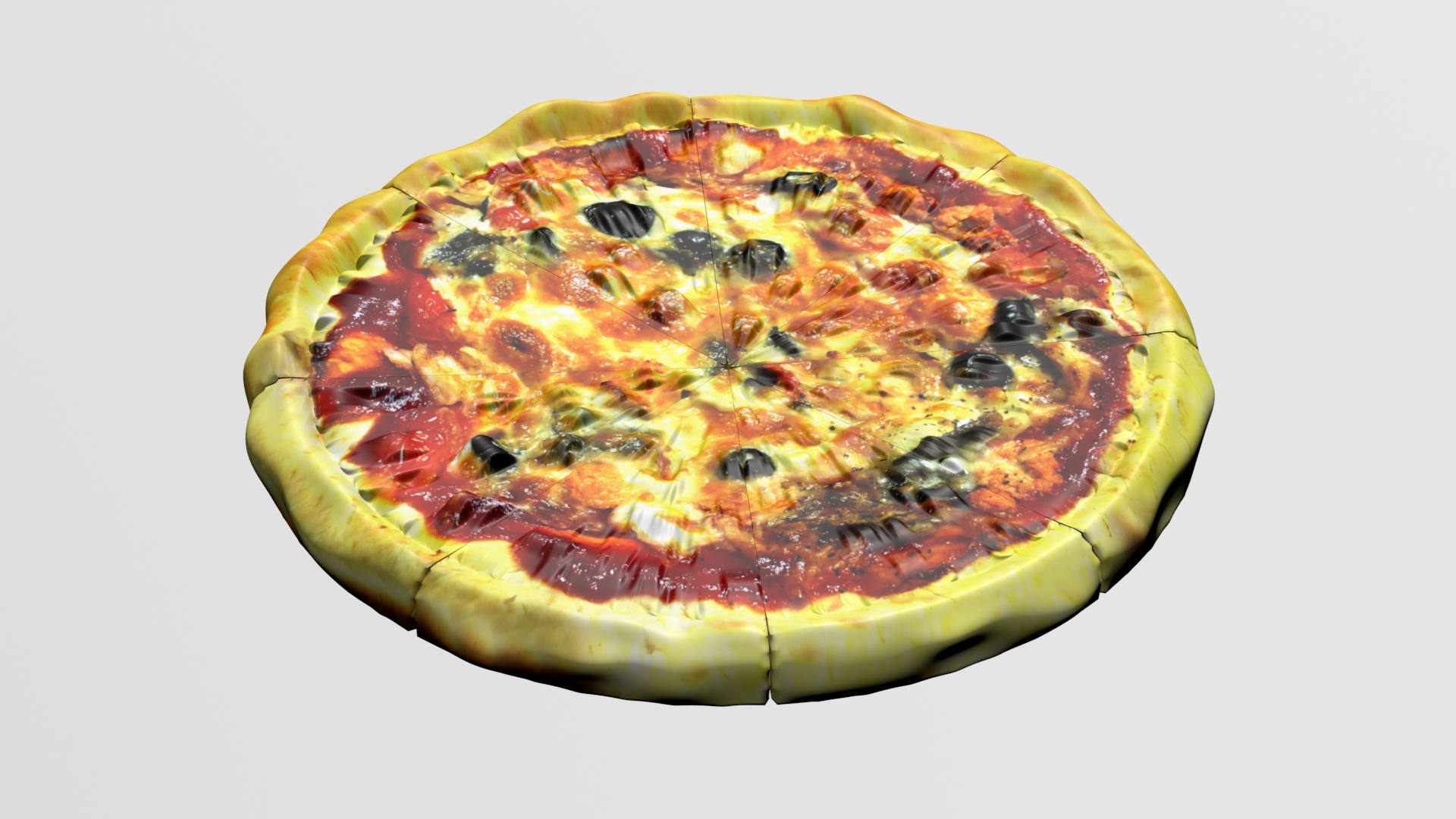PIZZA 3DCG 3D Model - TurboSquid 2011834