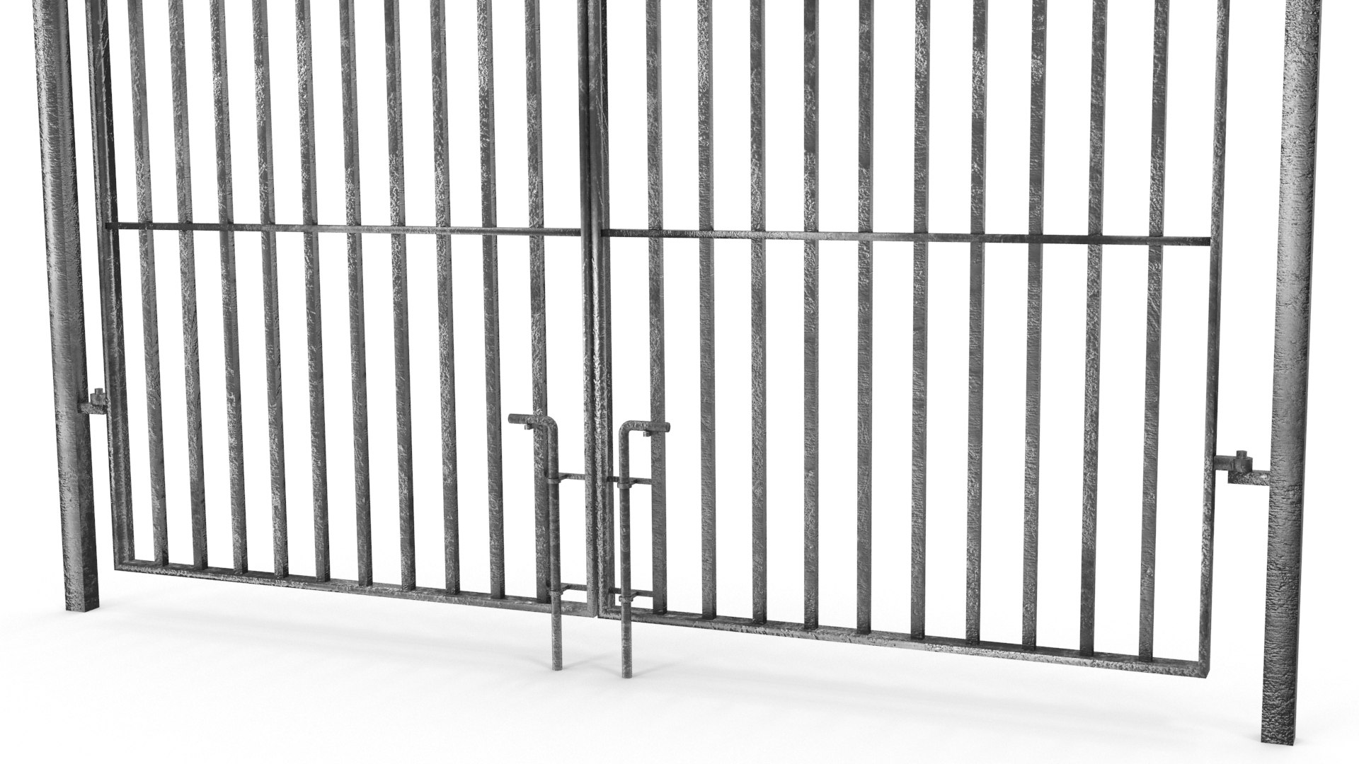 3D Wrought Iron Gate Building - TurboSquid 1523952