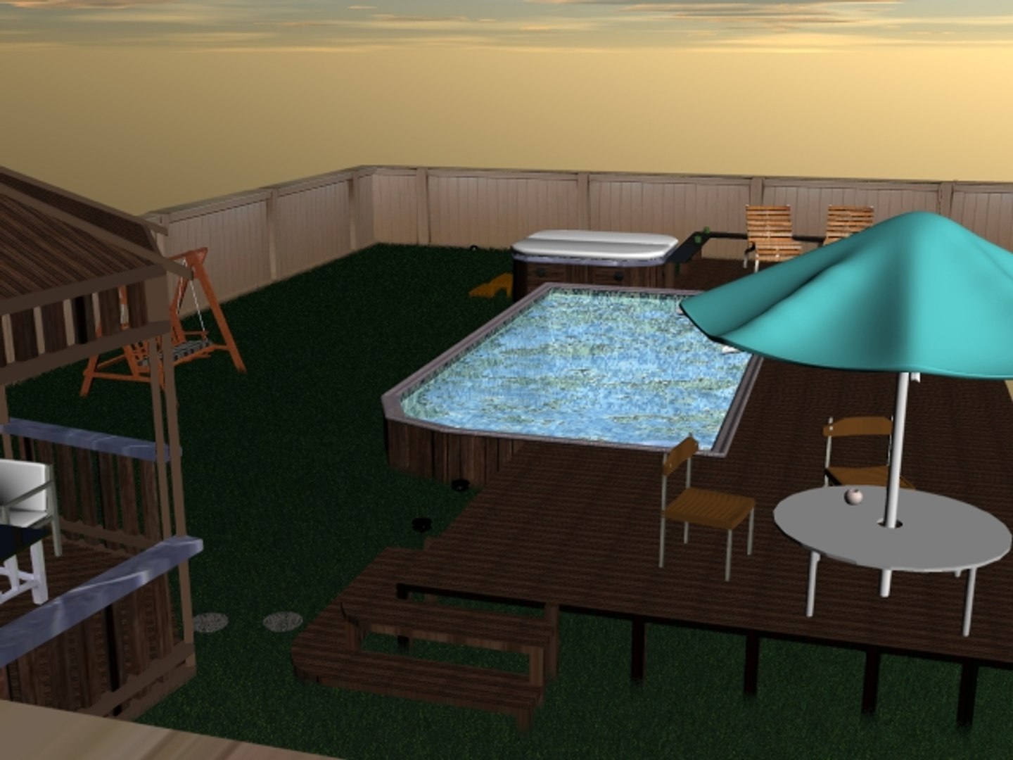 Outside 3d Model