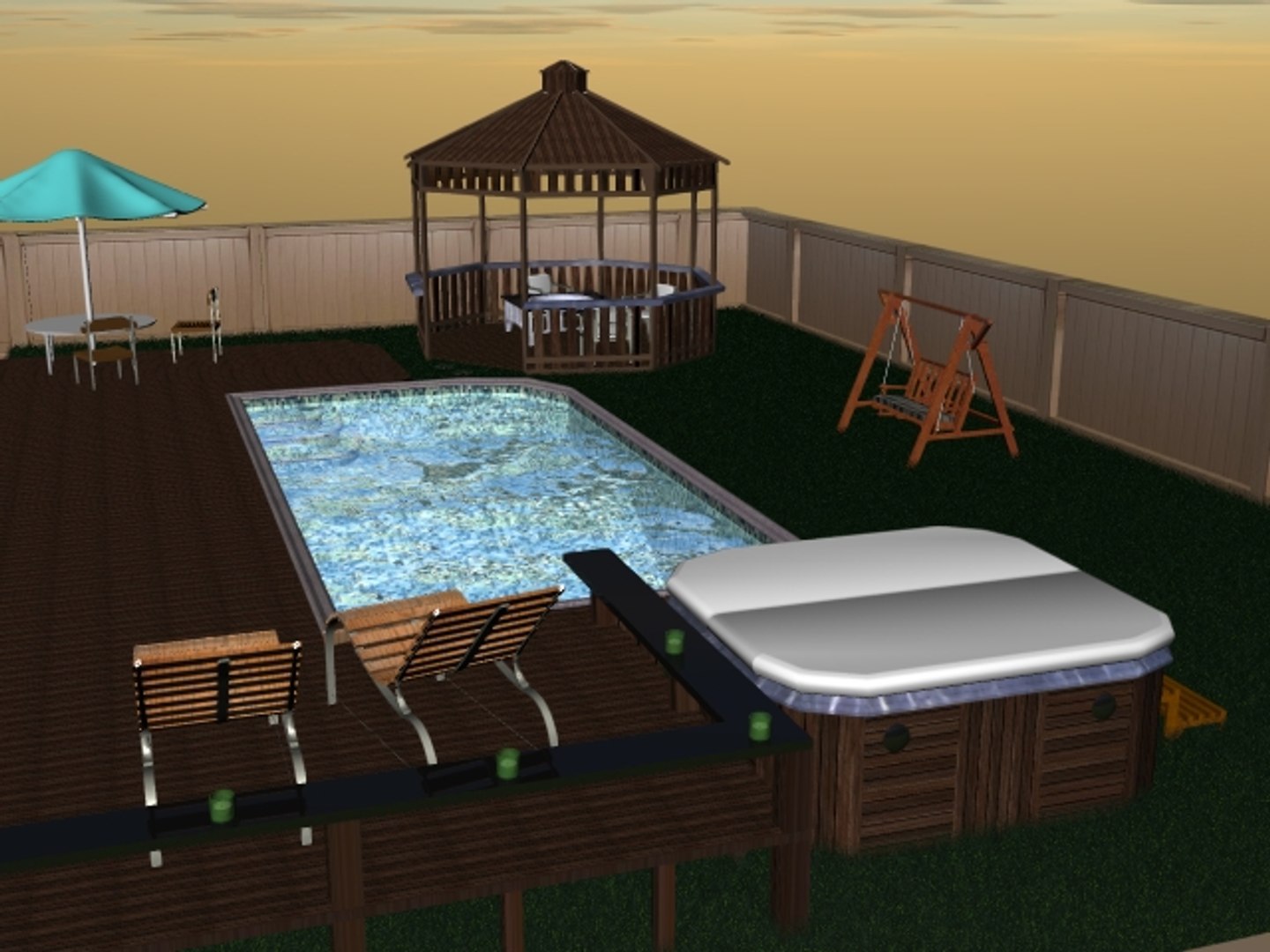 Outside 3d Model