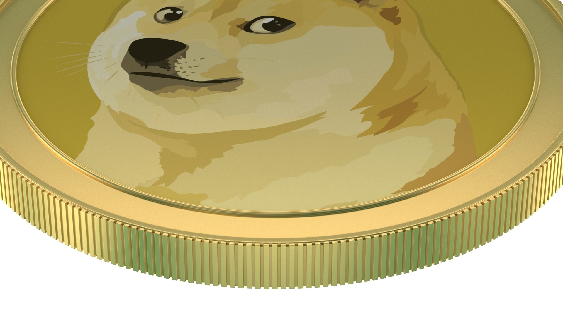 3D Dodge Coin Model - TurboSquid 1751748