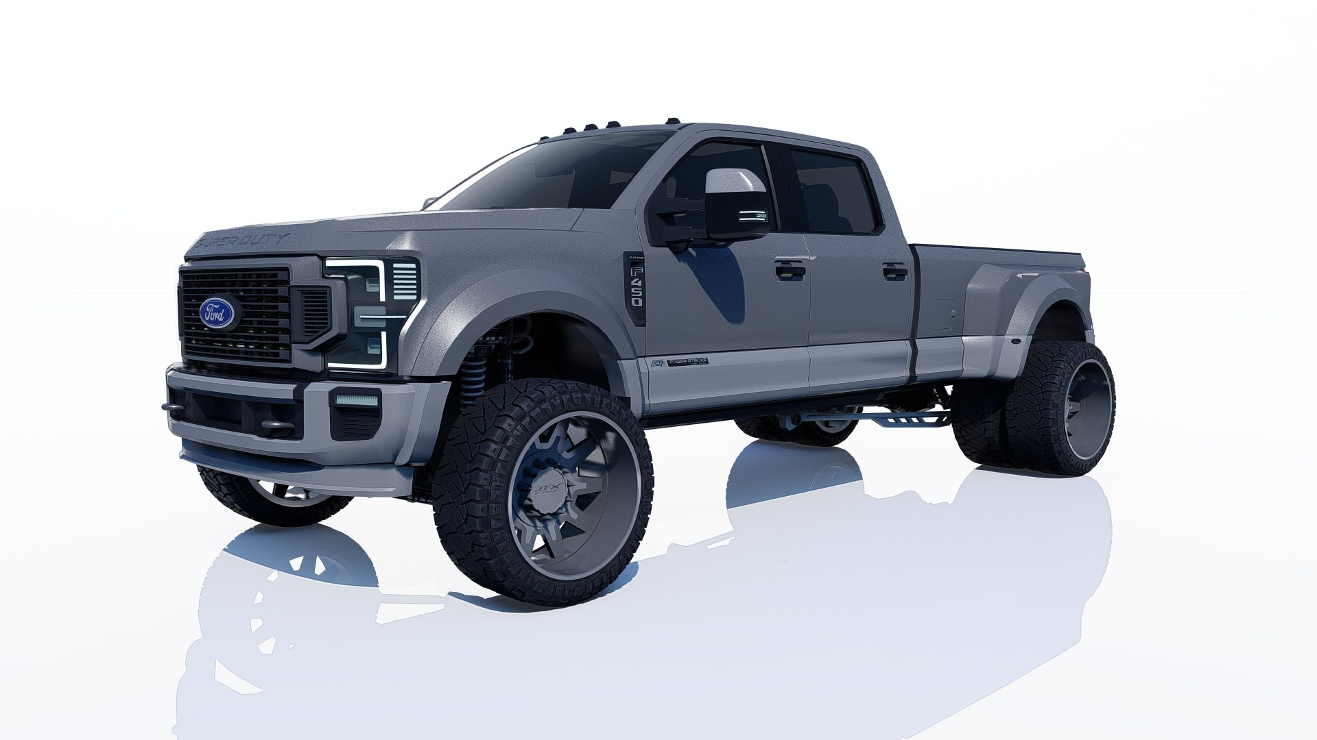 Ford F-450 Platinum Dually 2021 Lifted 3D 모델 - TurboSquid 1946259