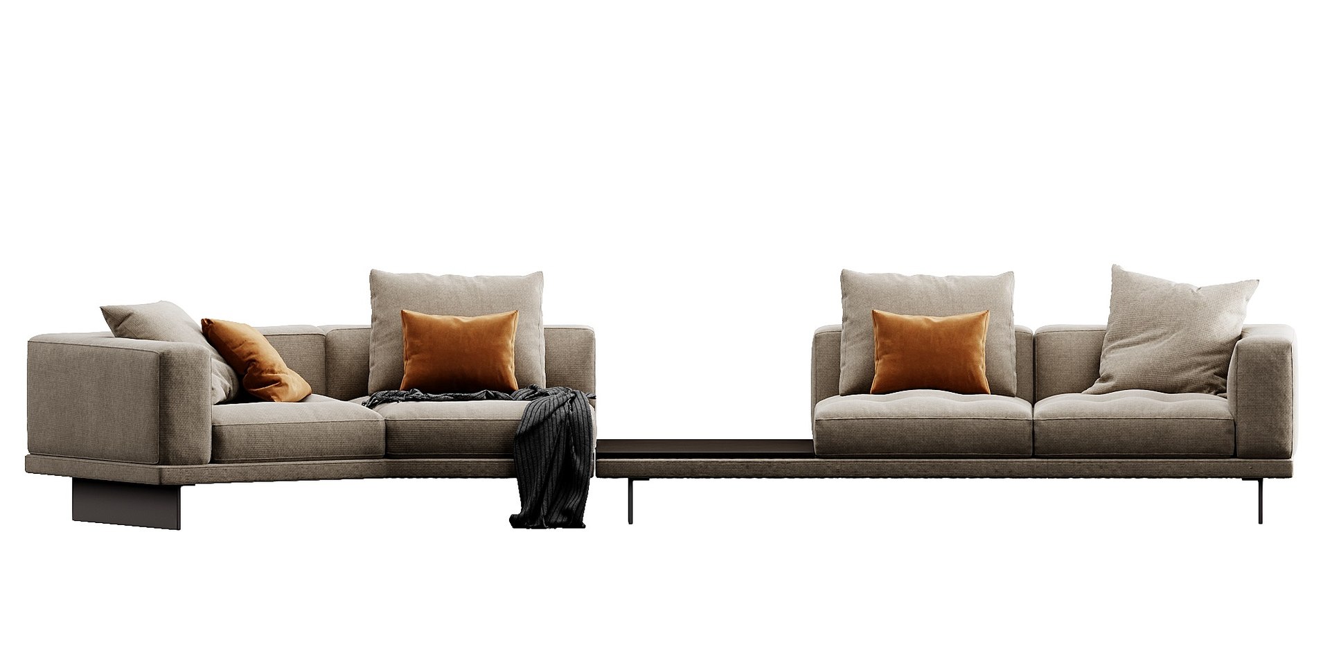 3D Model Minotti Dylan Set 2 - TurboSquid 2171526