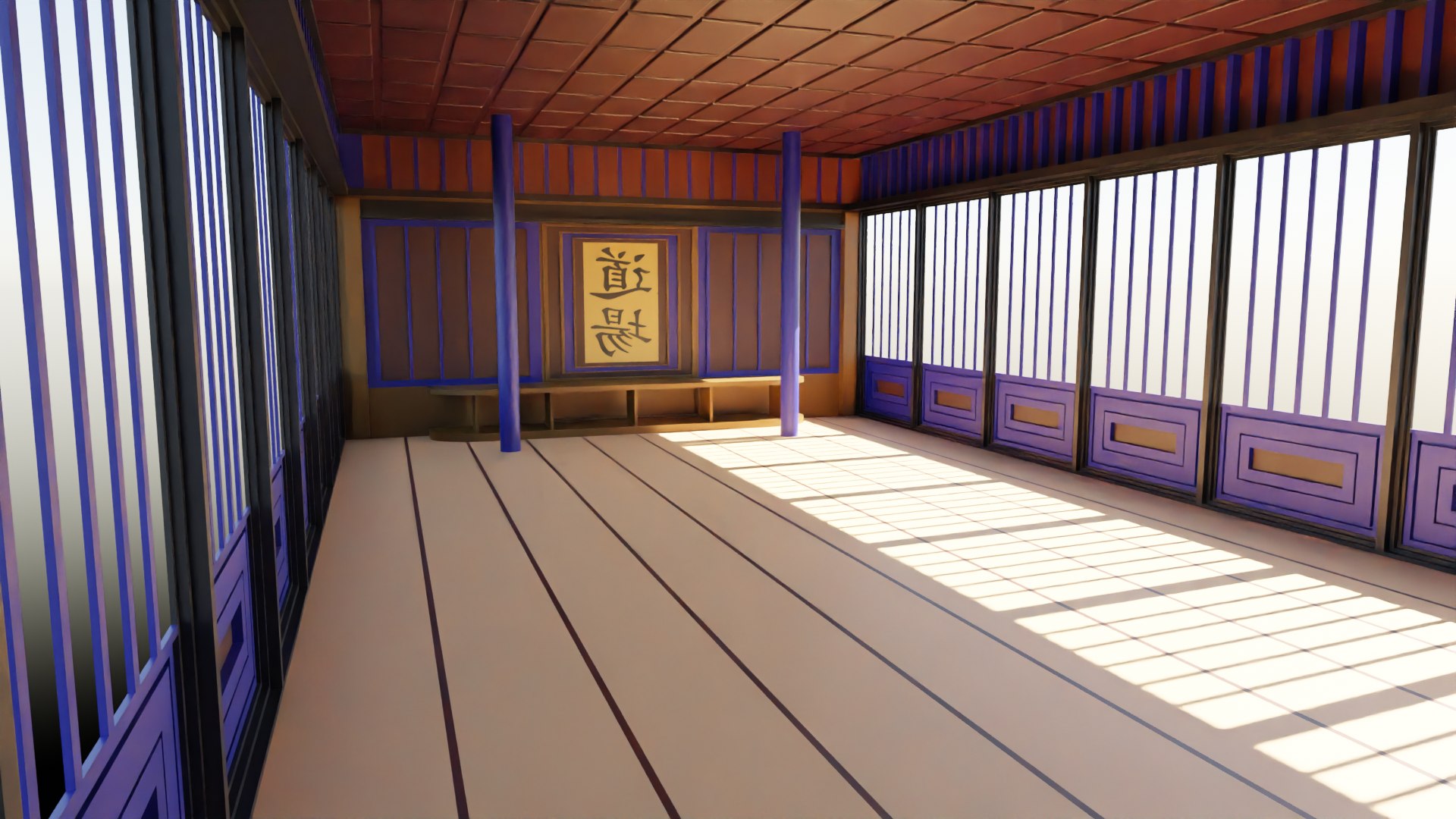Dojo Hall 3D Model - TurboSquid 2157961