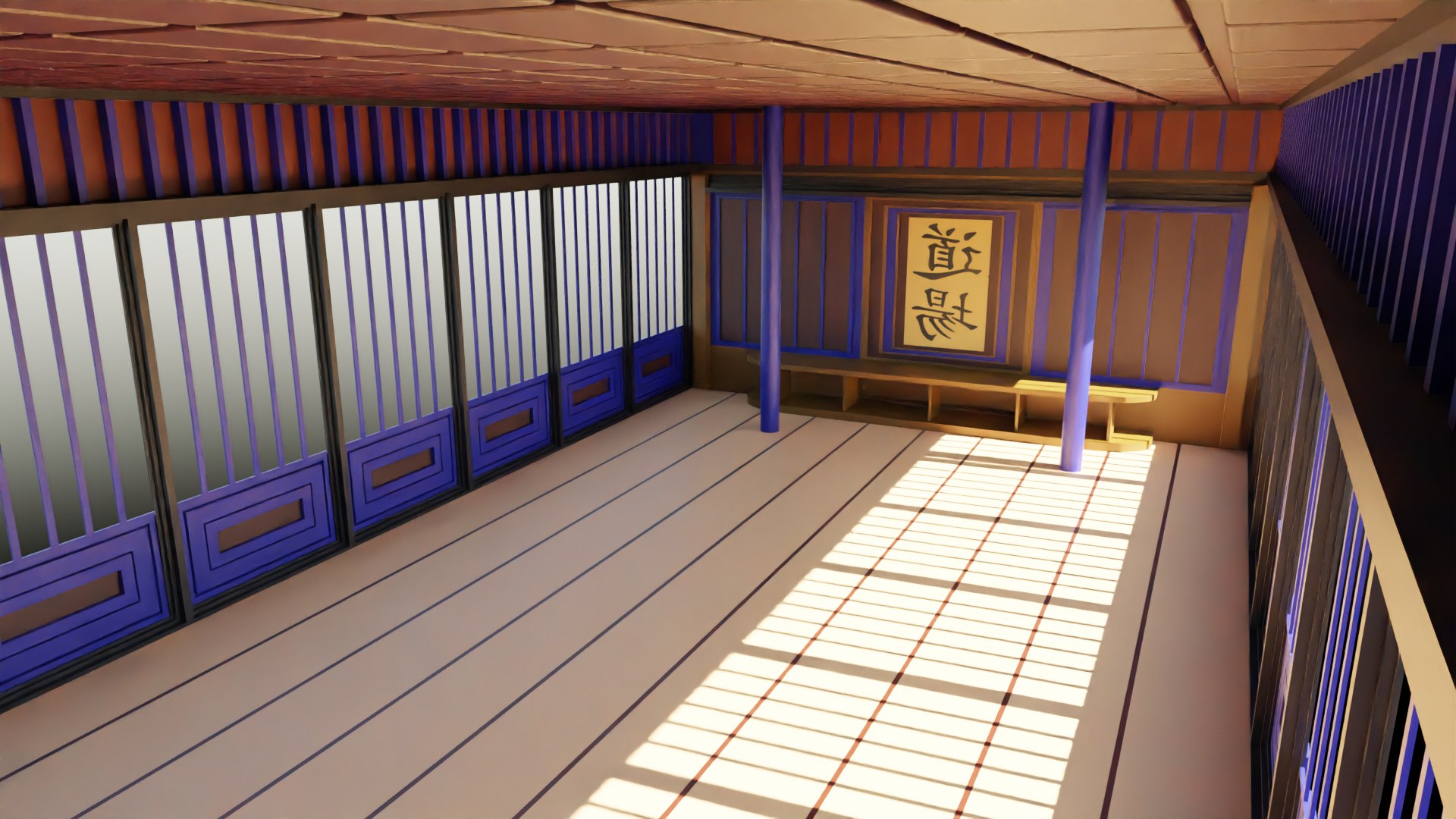 Dojo Hall 3D Model - TurboSquid 2157961