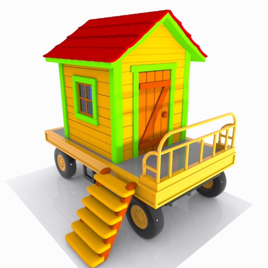 Cartoon Shed Toon Obj