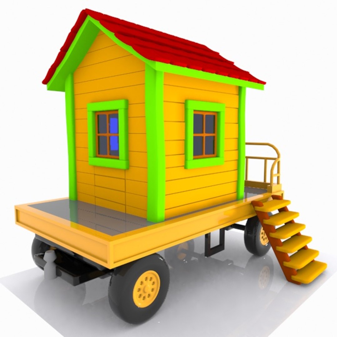 Cartoon Shed Toon Obj