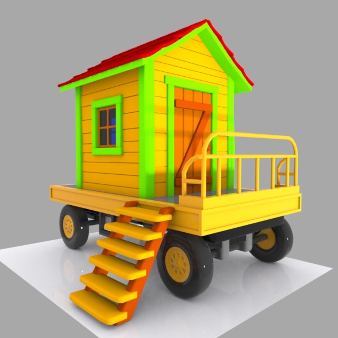 Cartoon Shed Toon Obj