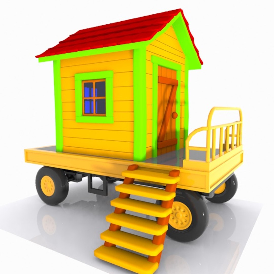 Cartoon Shed Toon Obj