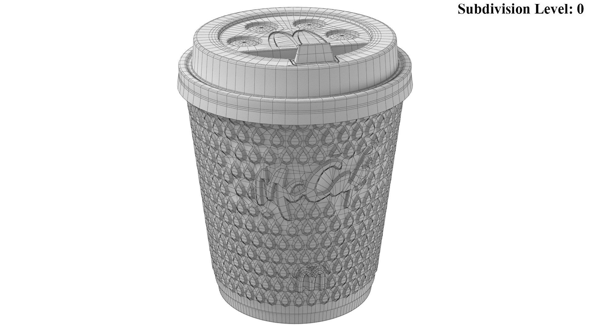 Detailed Mc Coffee Cup 3D - TurboSquid 2005250