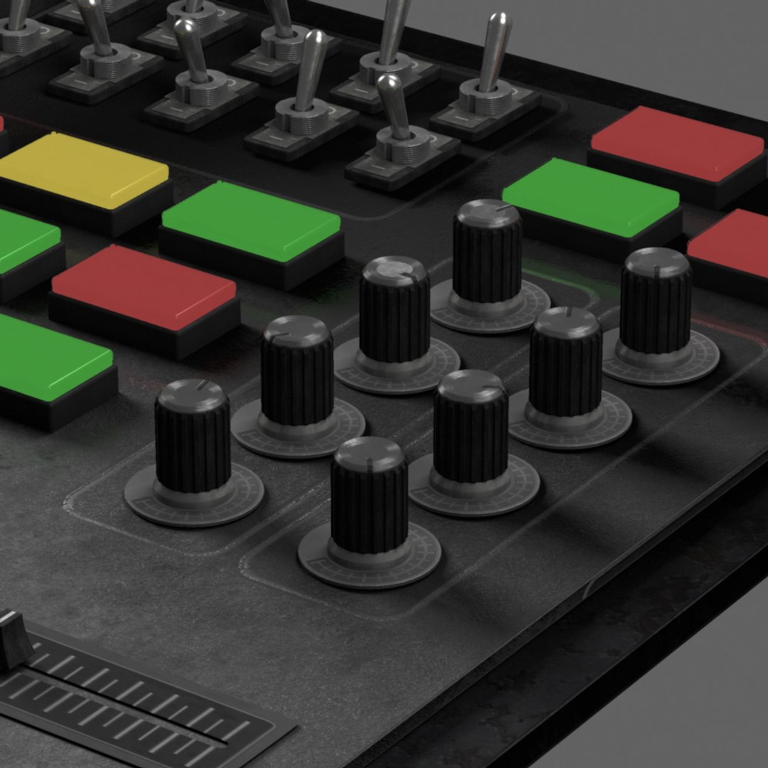 3d Industrial Toggle Switch