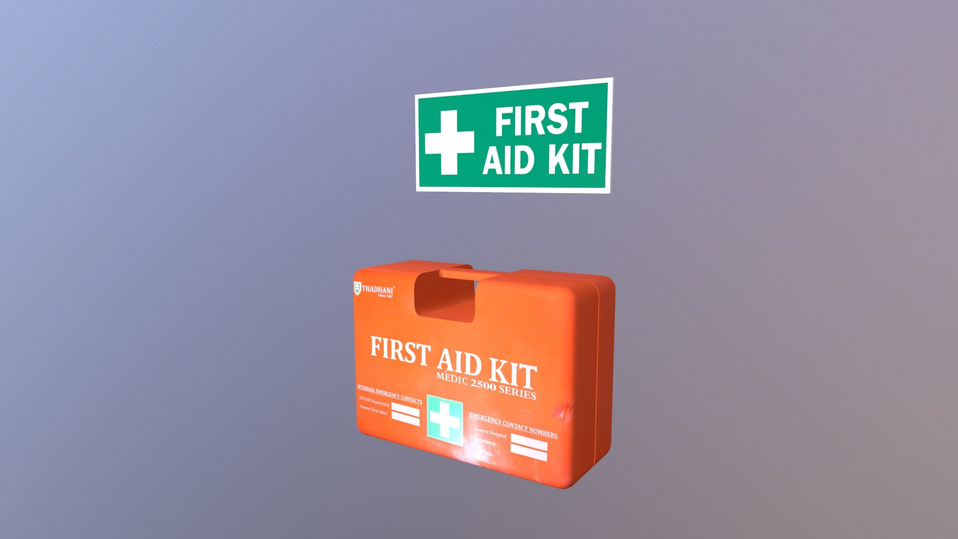 3D First Aid Kit - TurboSquid 2291840