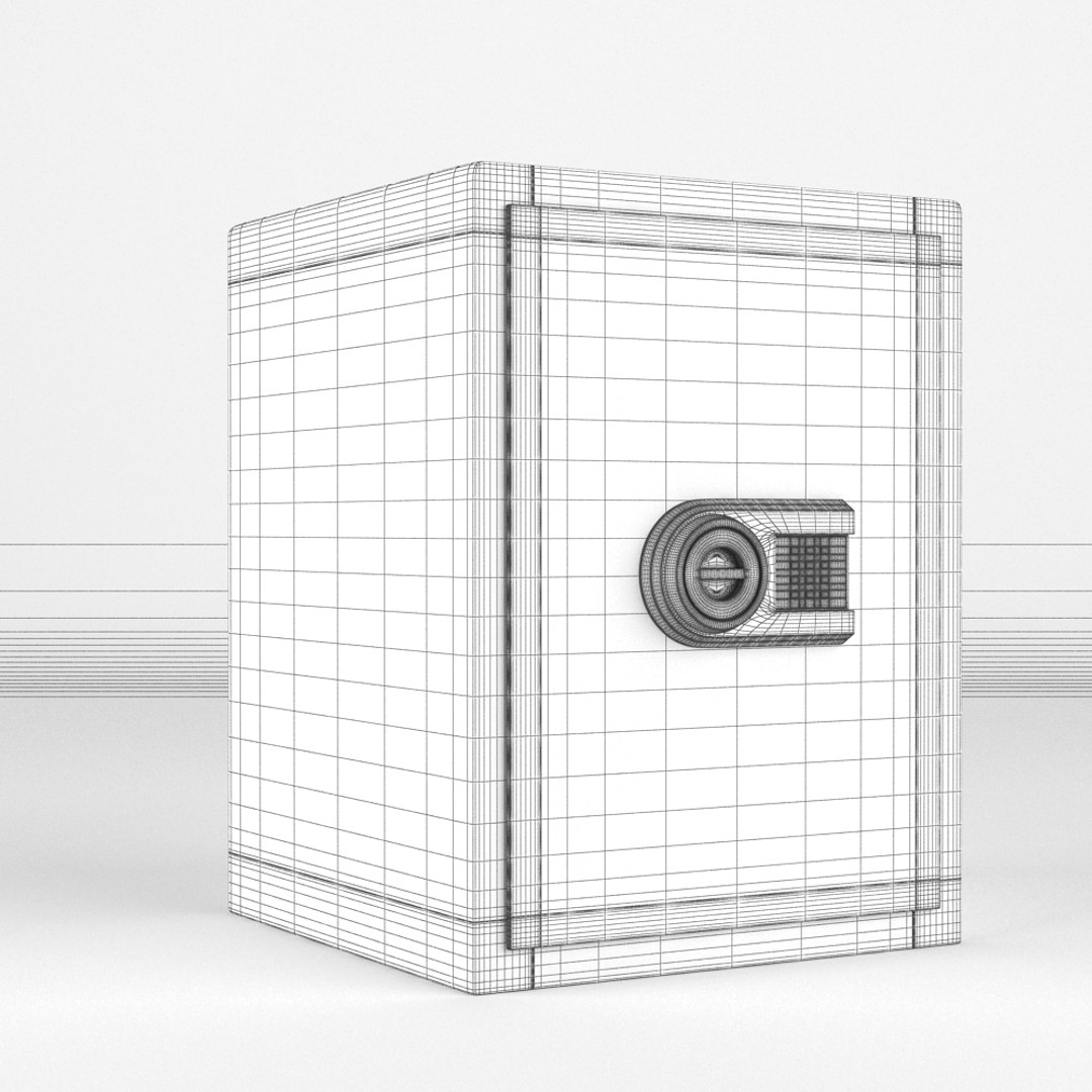 3d Model Of Safe
