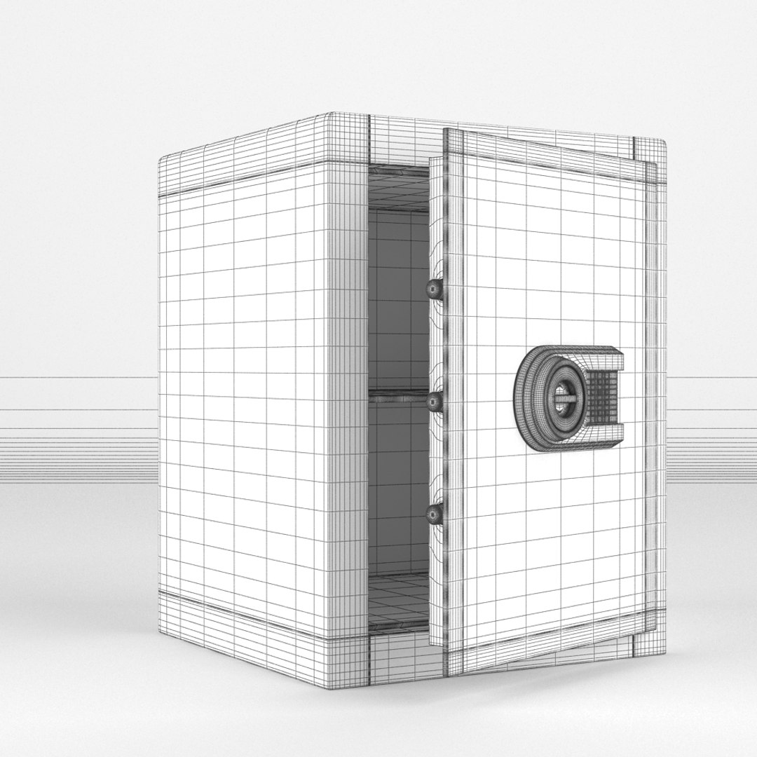 3d Model Of Safe