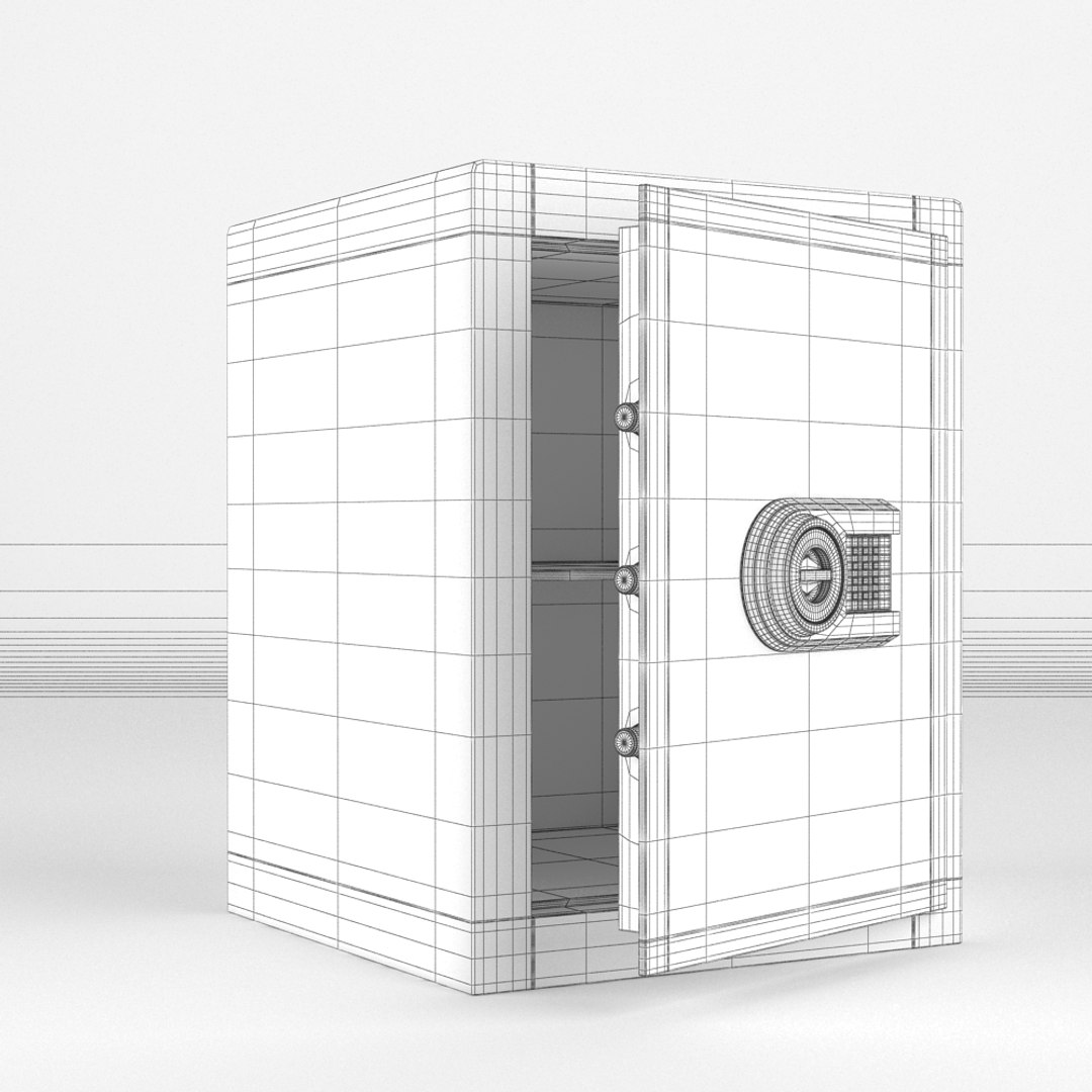 3d Model Of Safe