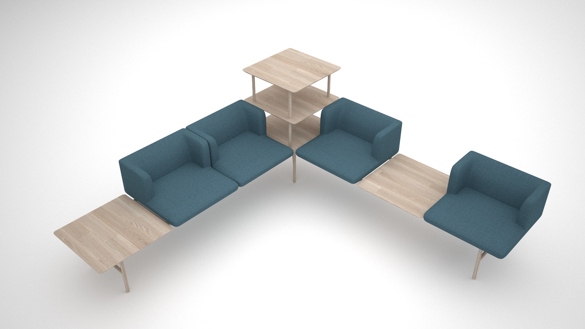 3D Model Agora Seating System - TurboSquid 1956265
